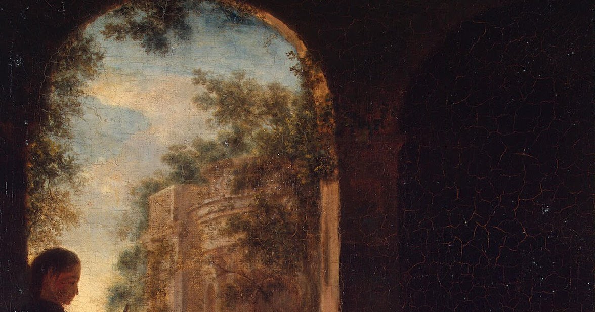 Voltaire on the Theatre Scene - Jean Huber | Endless Paintings