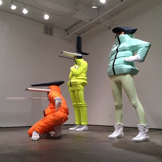 Taku Obata's wooden sculptures celebrate b-boy subculture