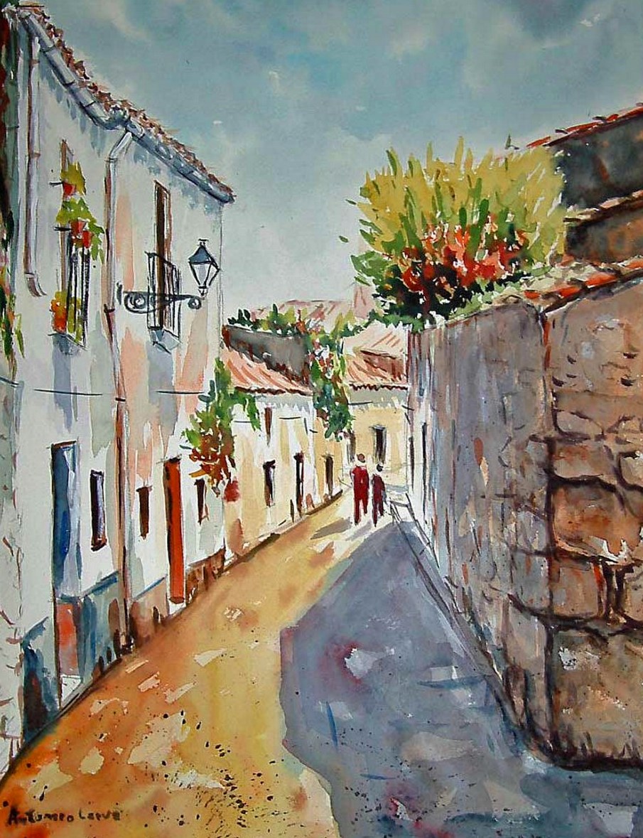 Historia y evolución de la pintura artística : PAISAJES EN ACUARELA