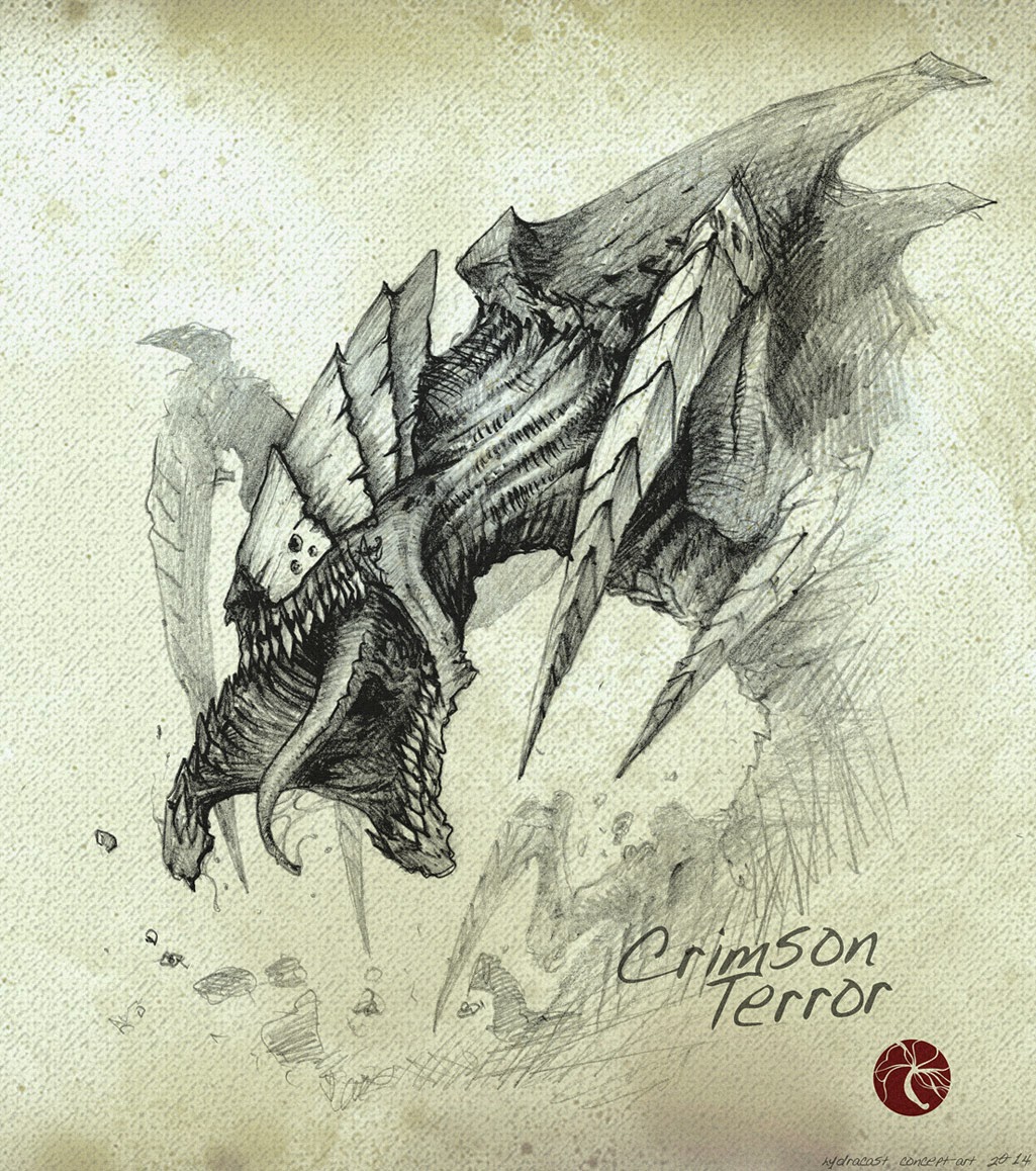 Hydracast: Just a sketch of the upcoming mini Crimson Terror.