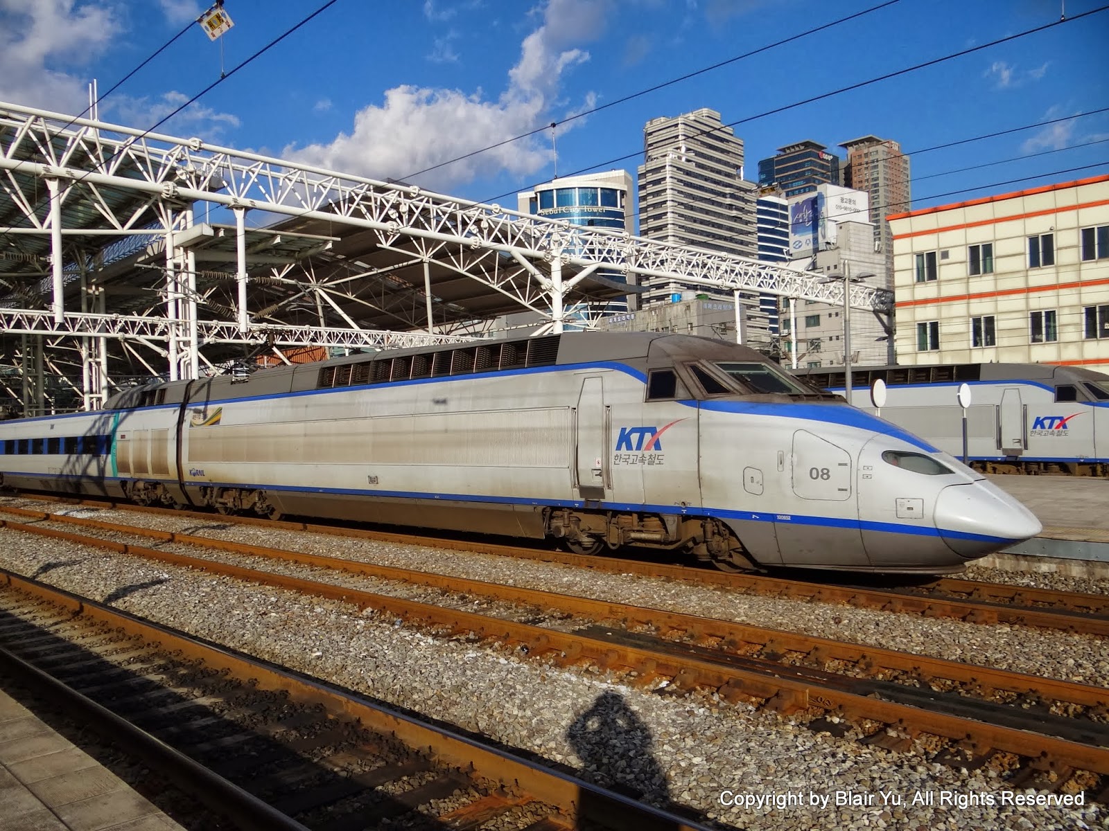 Blair's 鐵道攝影: 韓國高速火車Korea Train eXpress KTX-I