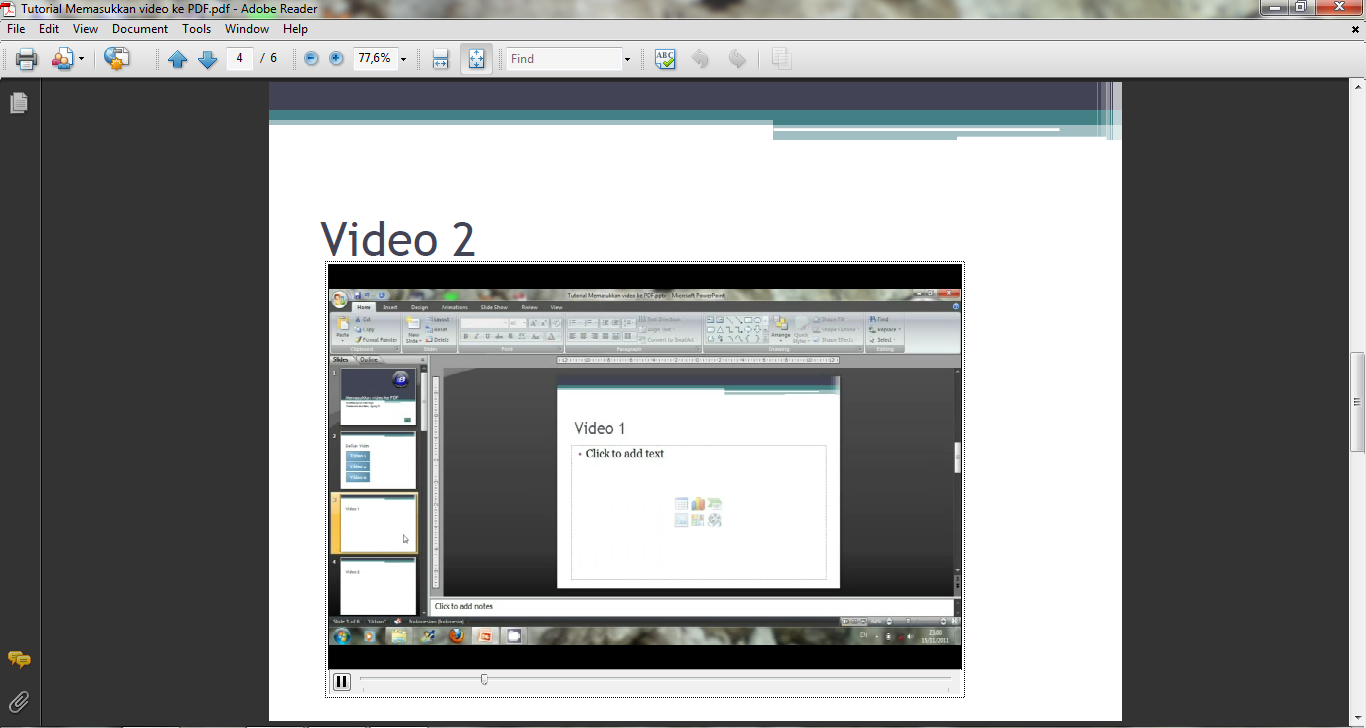 INPUT VIDEO TO PDF + Tutorial | masPRIS9000