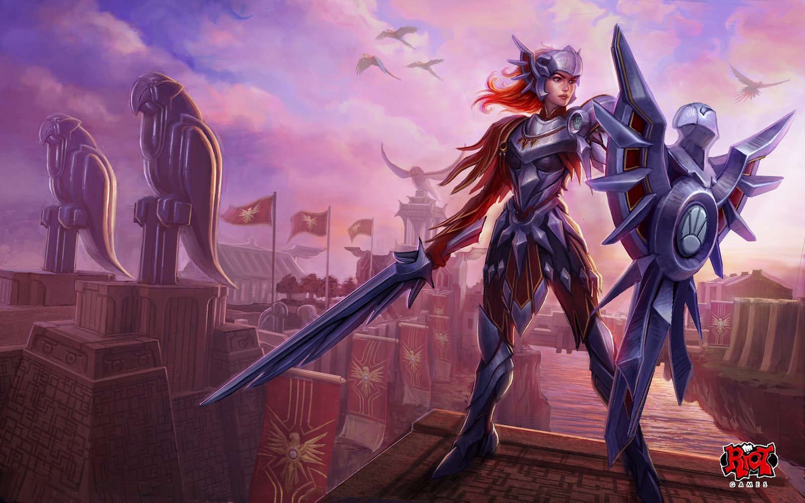 Iron Solari Leona Splash Art