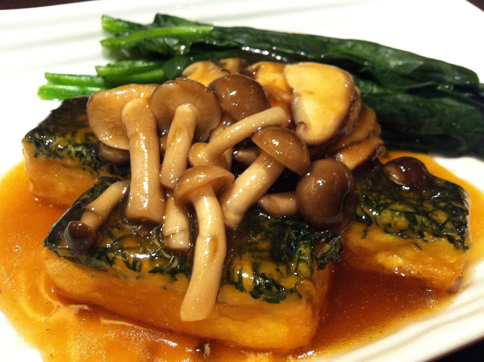 Street Food Warms Your Heart: Braised Homemade Spinach Beancurd ...