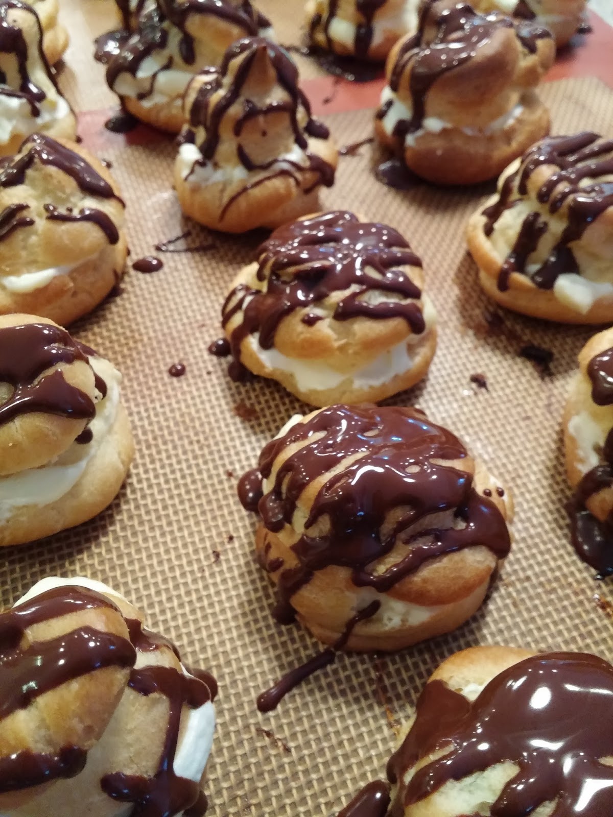Pate a Choux (cream puff/eclair pastry)