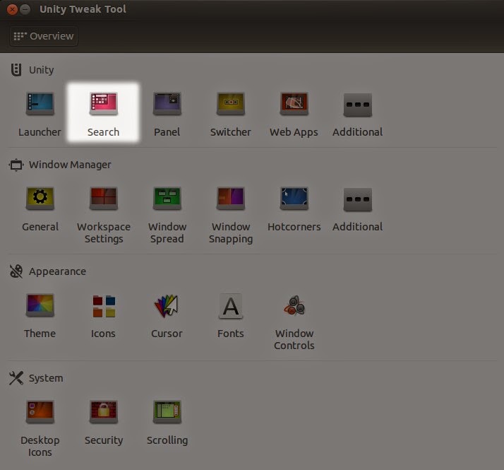 Ubuntu Unity Tweak Tool その2 - Unity Dashをカスタマイズする - kledgeb