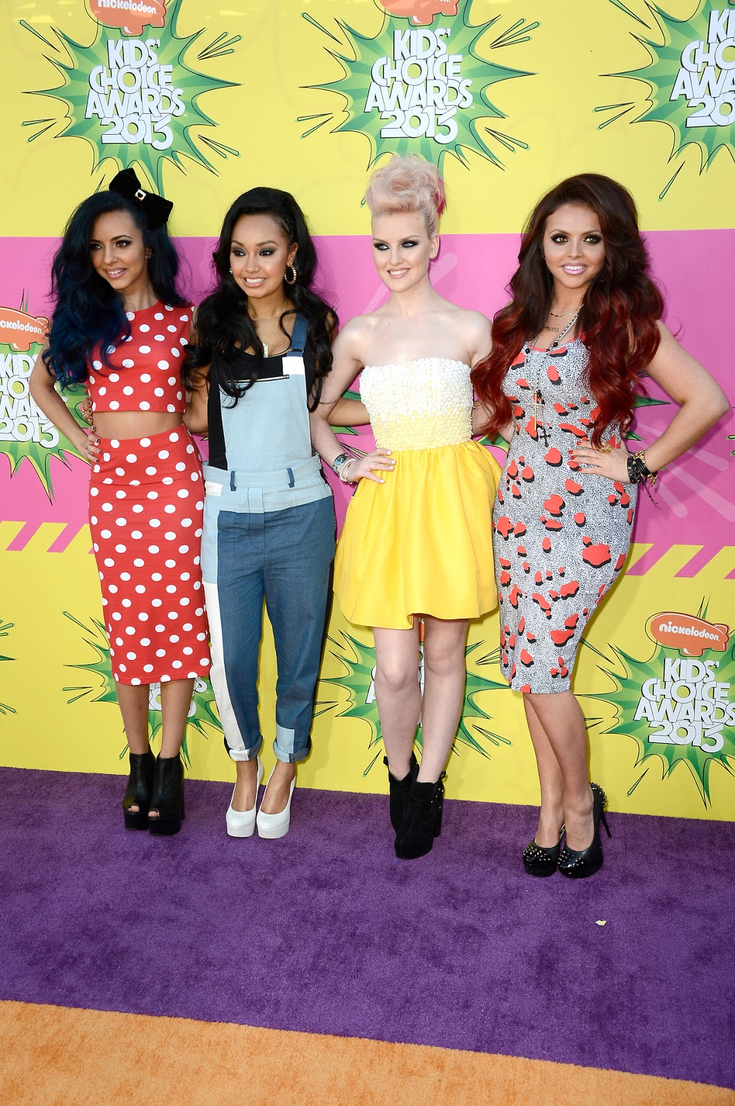 Spain Little Mix: Little Mix en la "Orange Carpet" de los KCA 2013 PARTE 2