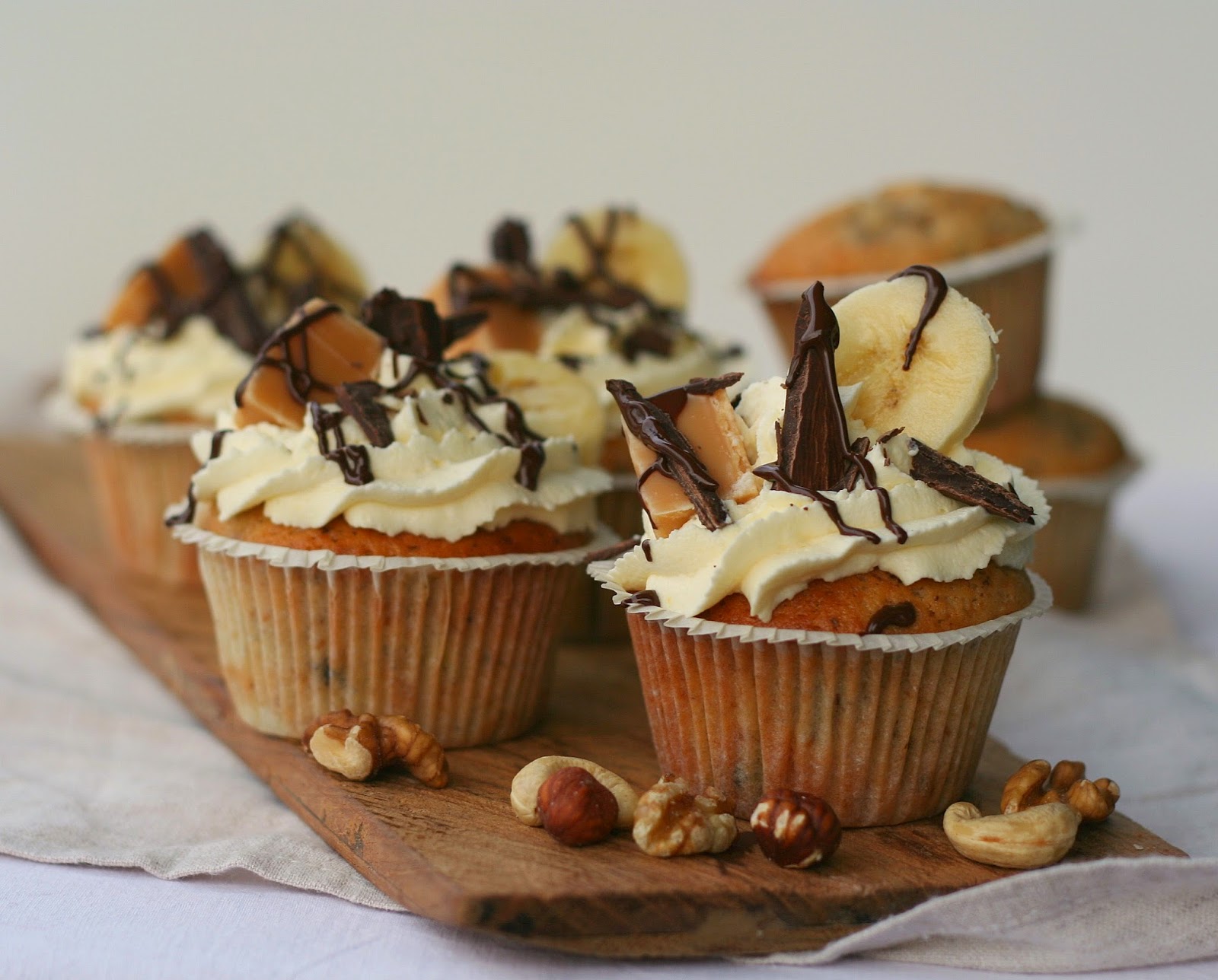 Baking of...: Chunky monkey-muffinssit