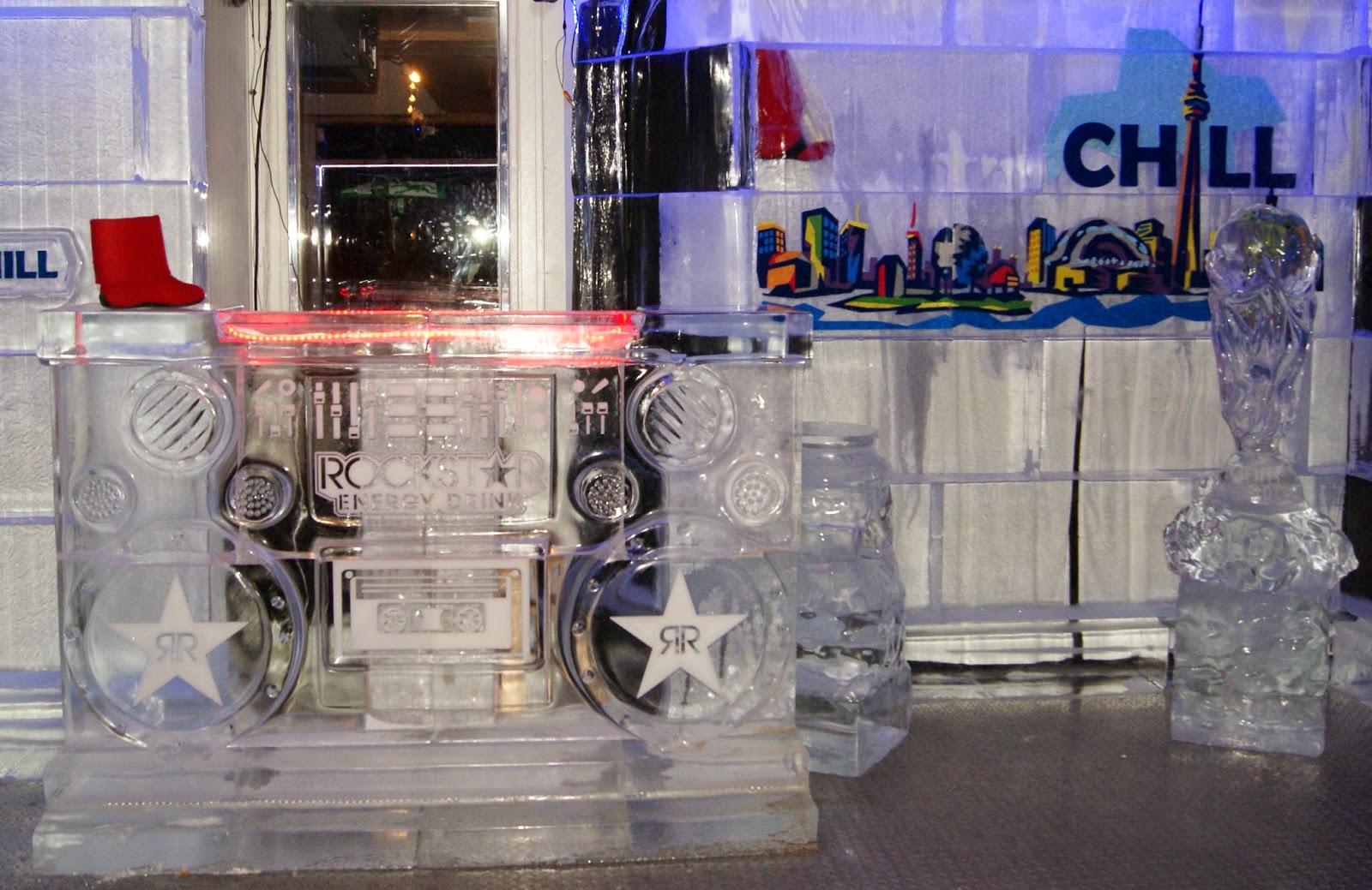 The Purple Scarf: Explore Toronto: Chillin' at The Chill Ice House!