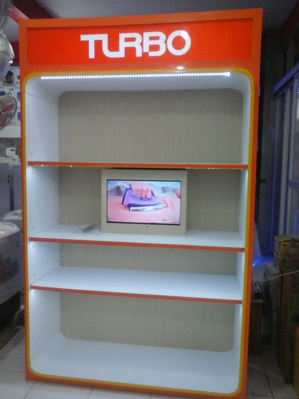 Jasa Pembuatan Lemari Display /Booth /Papan Nama /Rak /Shop Signage ...