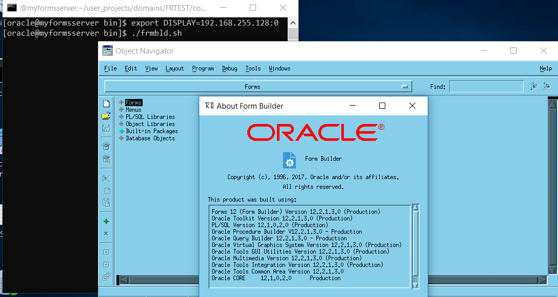 Holgers Weblog Oracle Forms Apex Docker And Beyond Form Builder Aus Docker Auf Windows Host