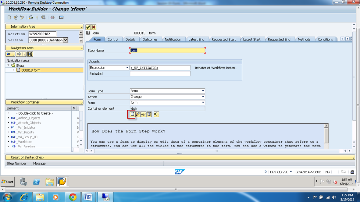 An SAP Consultant: SAP Workflow - Form Step