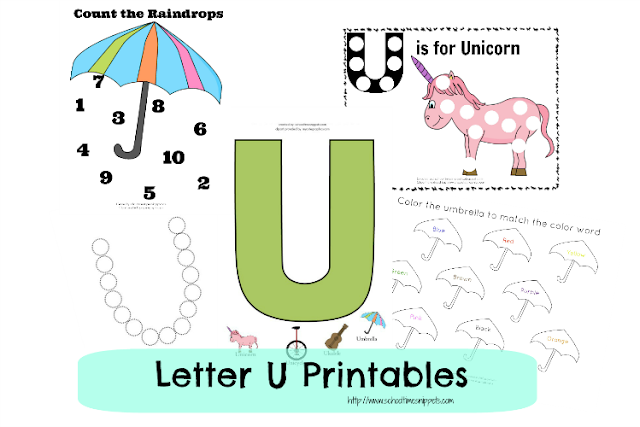 Letter U Toddler Activities | School Time Snippets