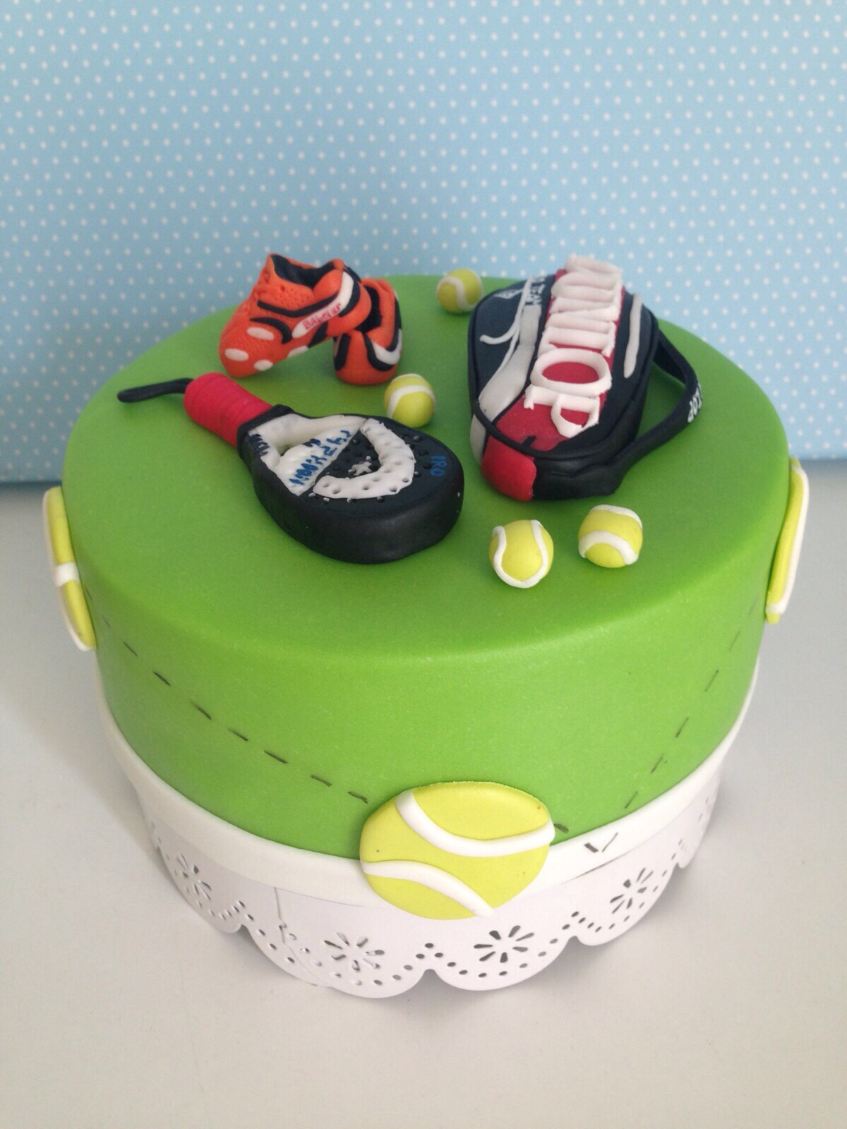 Ana Barta Respostería Creativa Tartas Fondant Madrid: Tarta Padel