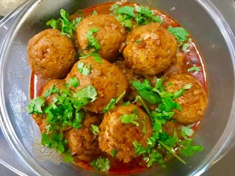 Kashmiri Chicken Rista (Meatballs)