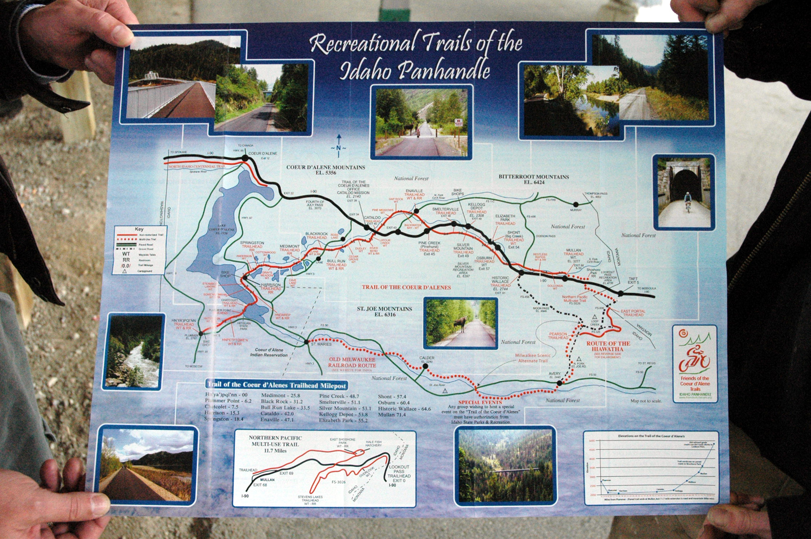 Theresa's Trivia: Bike Trip on the Coeur d'Alene Trail