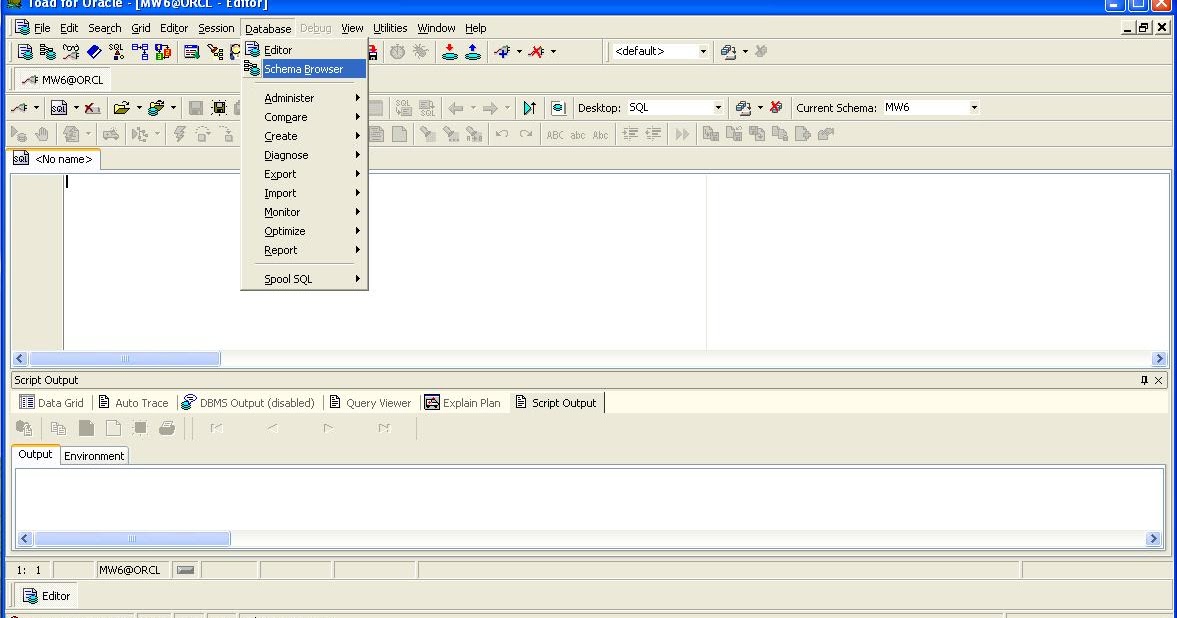 How To Create Synonyms In Oracle Using Toad For Oracle