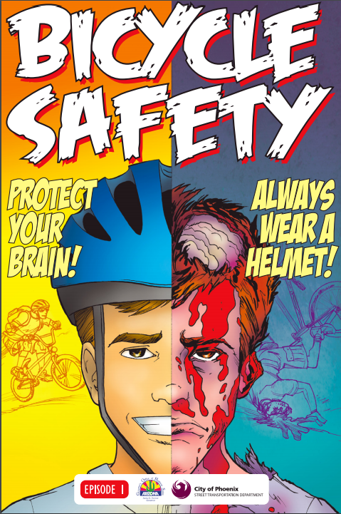 Bike Helmet Safety Posters