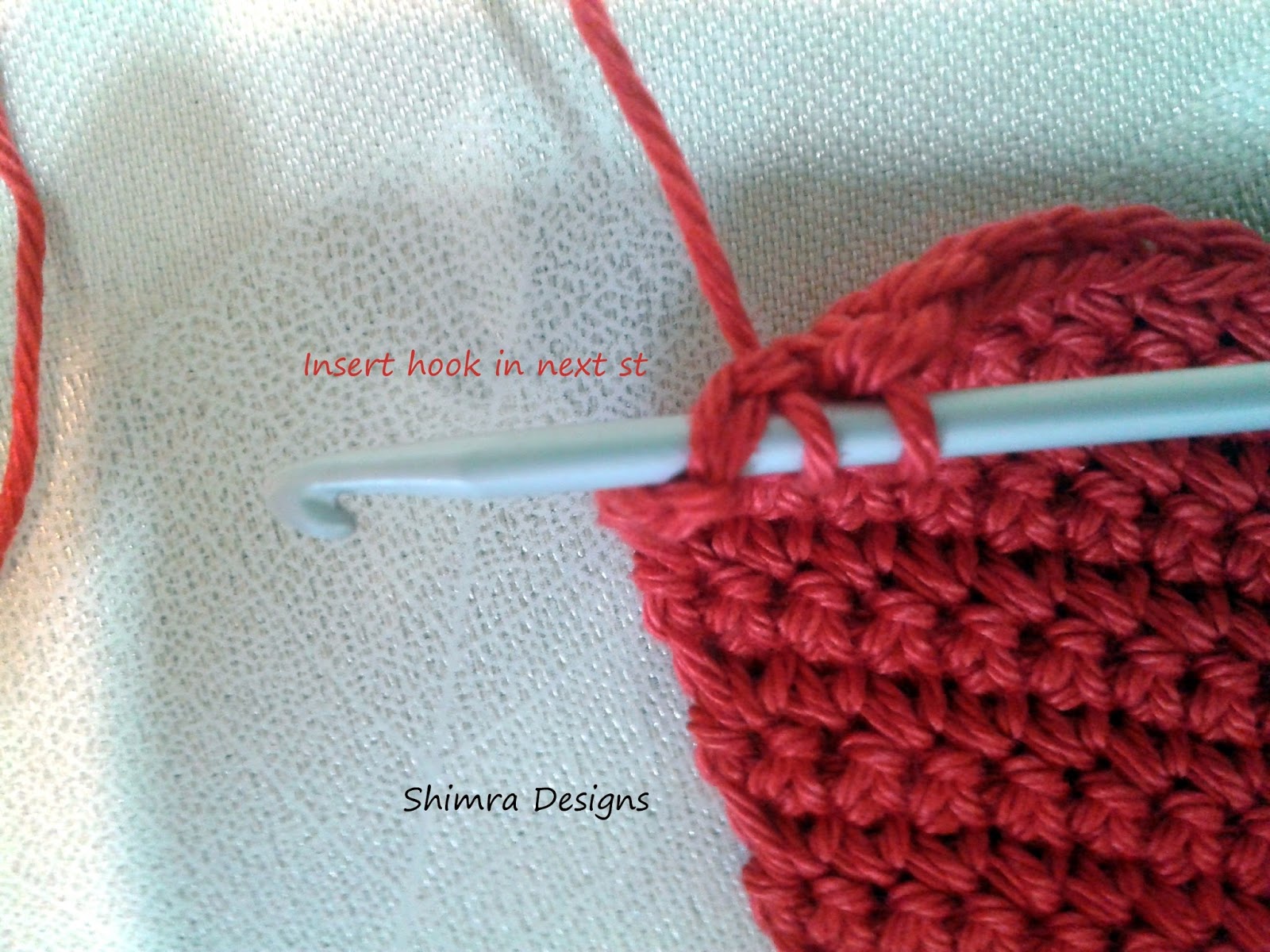 Shimra Designs: Photo Tutorial: How to Crochet a Triangle and a Diamond ...