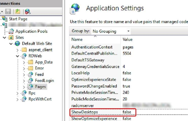 Single Sign on for RDWeb on Server 2016