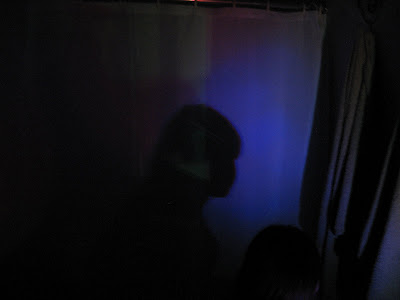 Almost Unschoolers: A Rainbow Shadow Room At Home