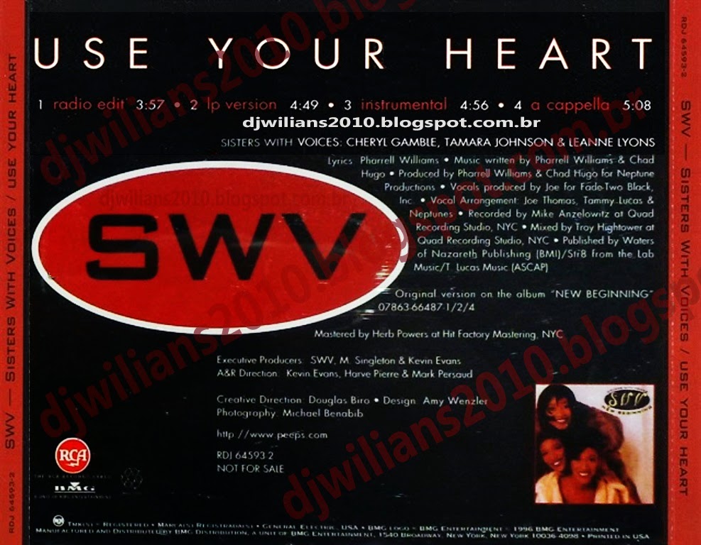 CDS___SINGLES____COLECTION________________ : SWV – Use Your Heart_(Promo