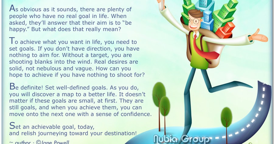 * Nubia_group Inspiration *: Follow the road map of Life