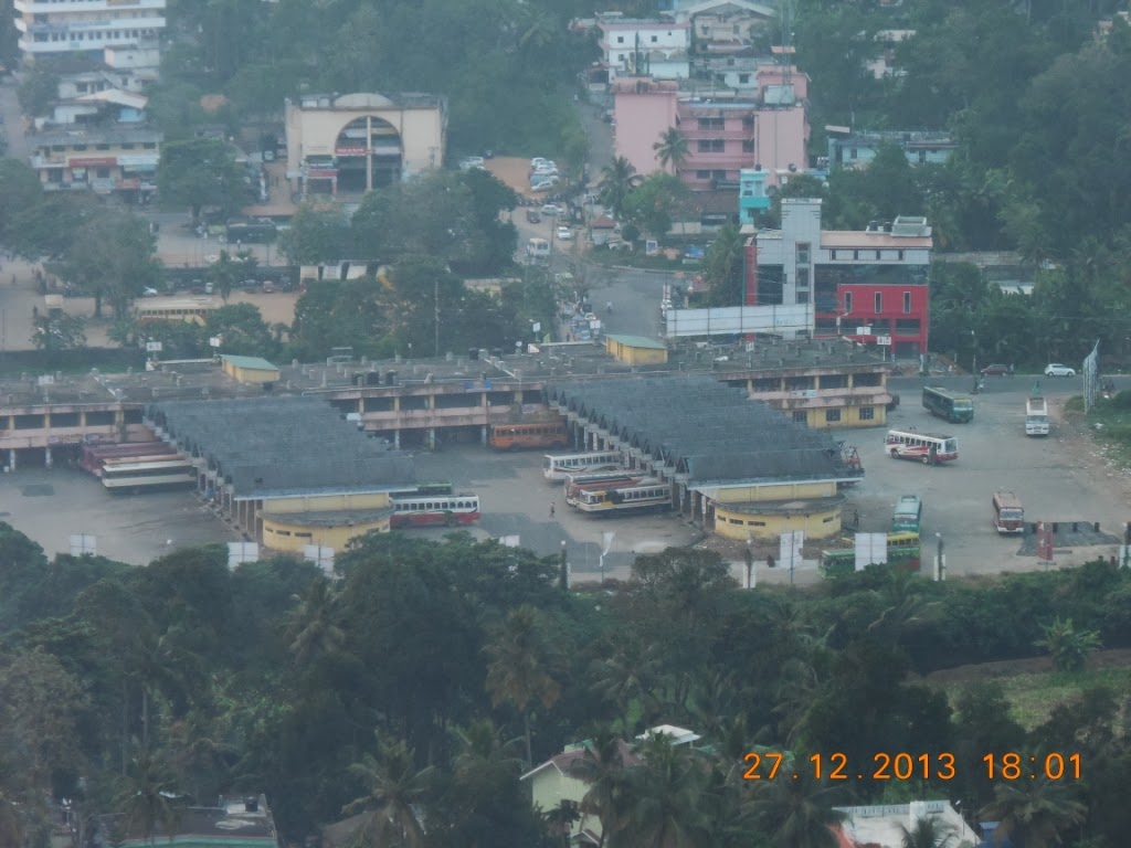 View Of Pathanamthitta Town from Chuttippara - TravelersOutlook ...
