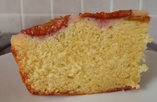 The Caked Crusader: Damson sponge sandwich with cheesecake filling