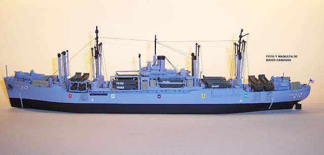 Maquetasdiego: 🛳👉 USS MONTROSE APA-212 | TRANSPORTE DE TROPAS CLASE ...