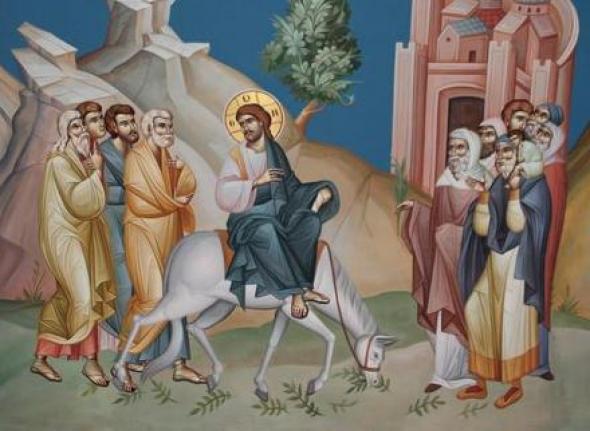 Η ΜΕΓΑΛΗ ΕΒΔΟΜΑΔΑ ΑΡΧΙΖΕΙ ΑΠΟ ΣΗΜΕΡΑ... ΚΥΡΙΑΚΗ ΤΩΝ ΒΑΪΩΝ...! Η ΕΙΣΟΔΟΣ ...