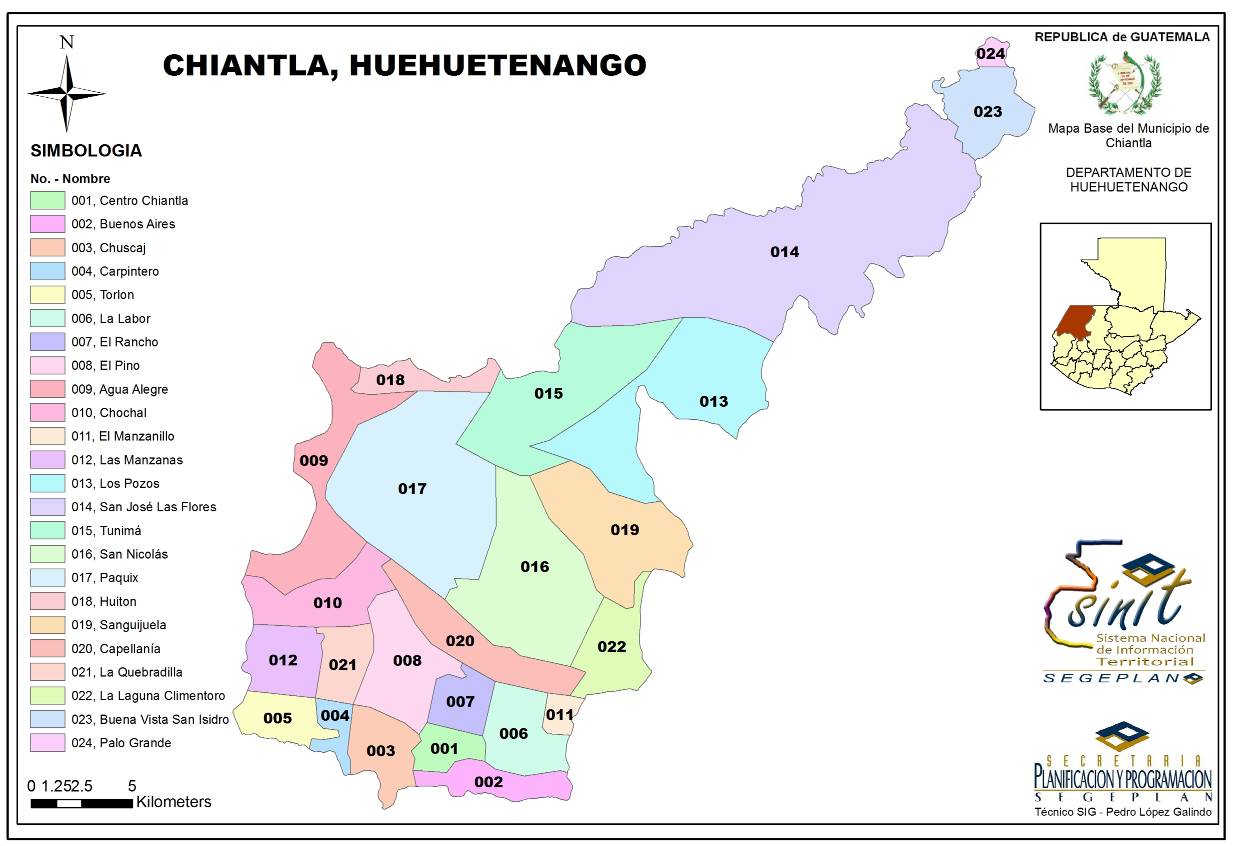 Chiantla Info: Mapa Microregion Chiantla