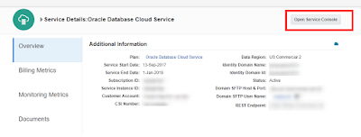 Cloud@Cloud: Create Database Cloud Service (DBCS) using Oracle Cloud ...