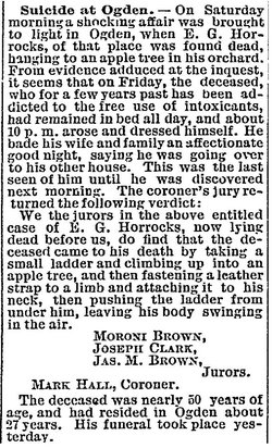 My Pioneer Heritage: John Horrocks & Mary Gregory