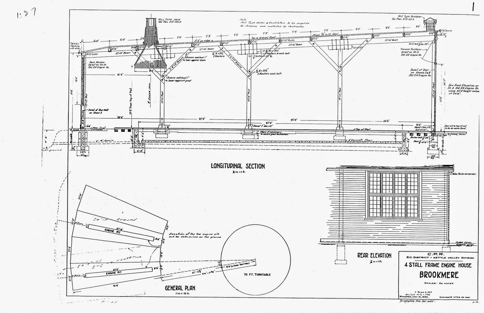 KETTLE VALLEY MODEL RAILWAY: BROOKMERE ROUNDHOUSES, I & II