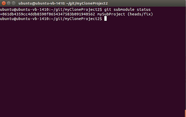 Ubuntu Git その286 - サブモジュールの現在のブランチに、コミットIDが指すコミットオブジェクトをマージする（git submodule） - kledgeb