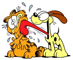 Garfield and Odie best Friends Cartoon