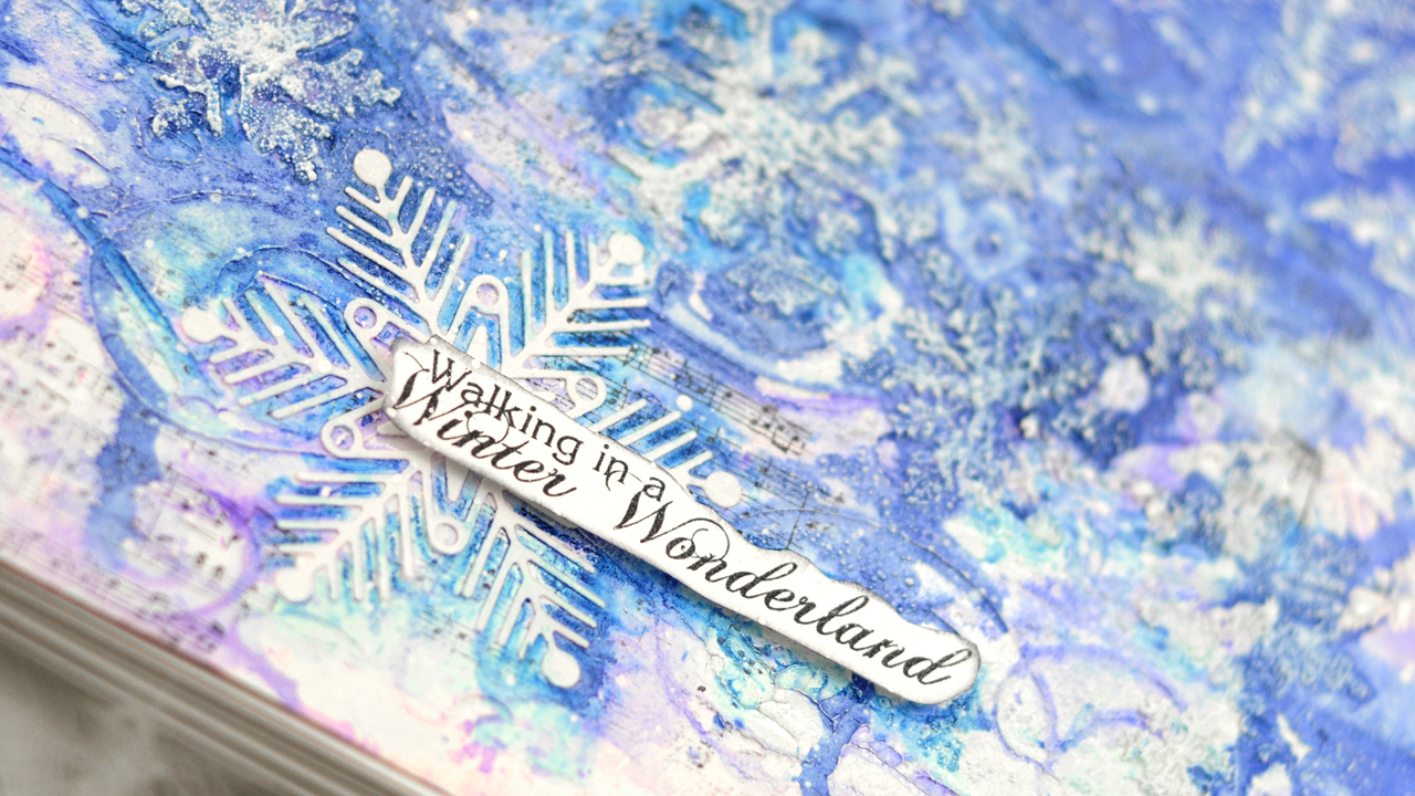 My Little Craft Things: Winter Wonderland Journal Page with Video