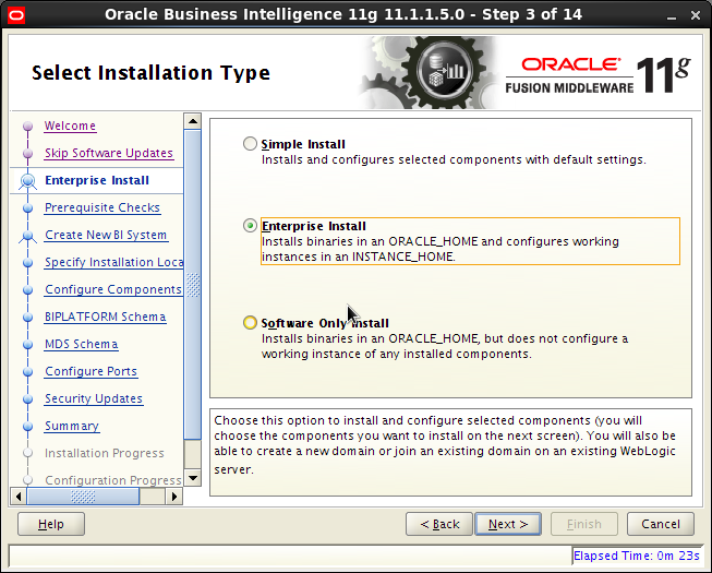 Oracle Stack: Oracle BI Publisher 11g Enterprise Installation on Linux