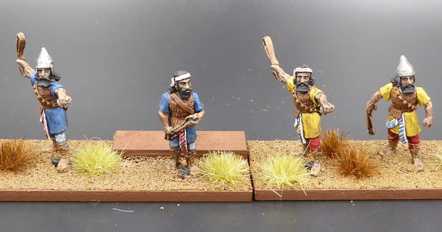 Palouse Wargaming Journal: Assyrian Slingers in 25mm