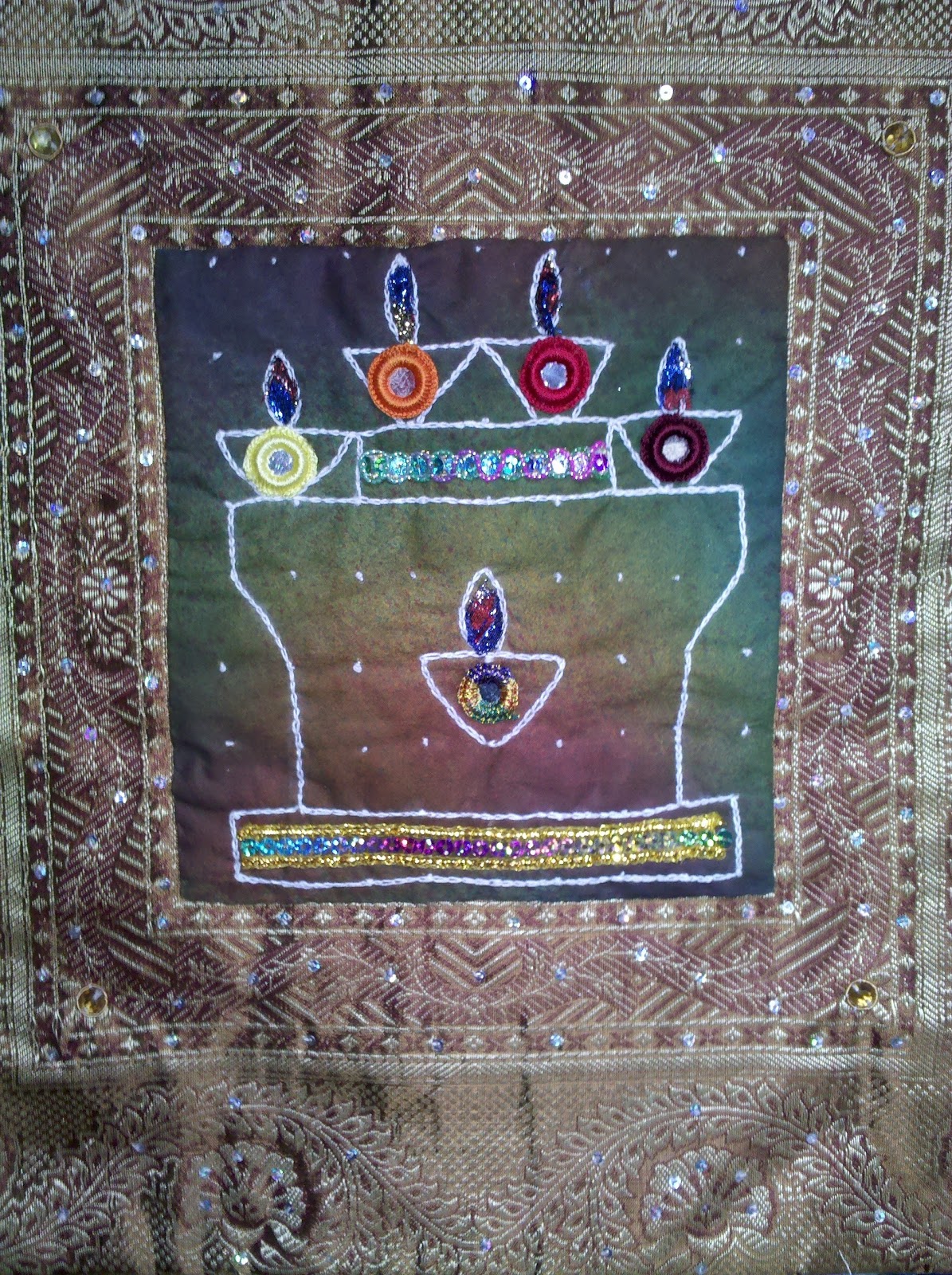 Fast Friday Fabric Challenge: Rangoli, India’s Connect the Dots Folk Art