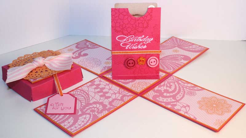 The Technique Trail: 3D Gift Card Box - It is so cool!