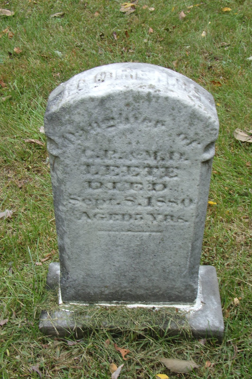 Maple Grove Cemetery: 29 Days - Cemetery Tuesday / Goodrich Cemetery ...