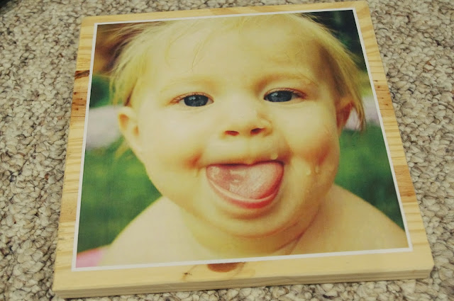 Mamas Together: DIY Gift: Wood Mounted Photos