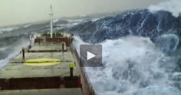 Tempesta perfetta: una nave affronta il mare forza 10, video ...