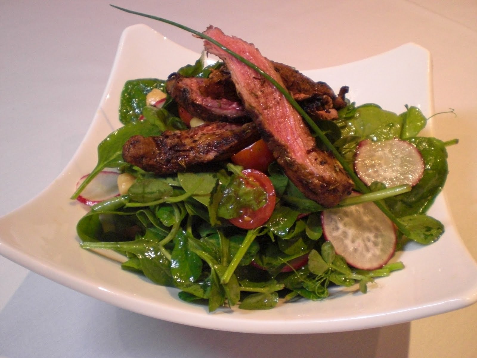 "The eyes eat first."