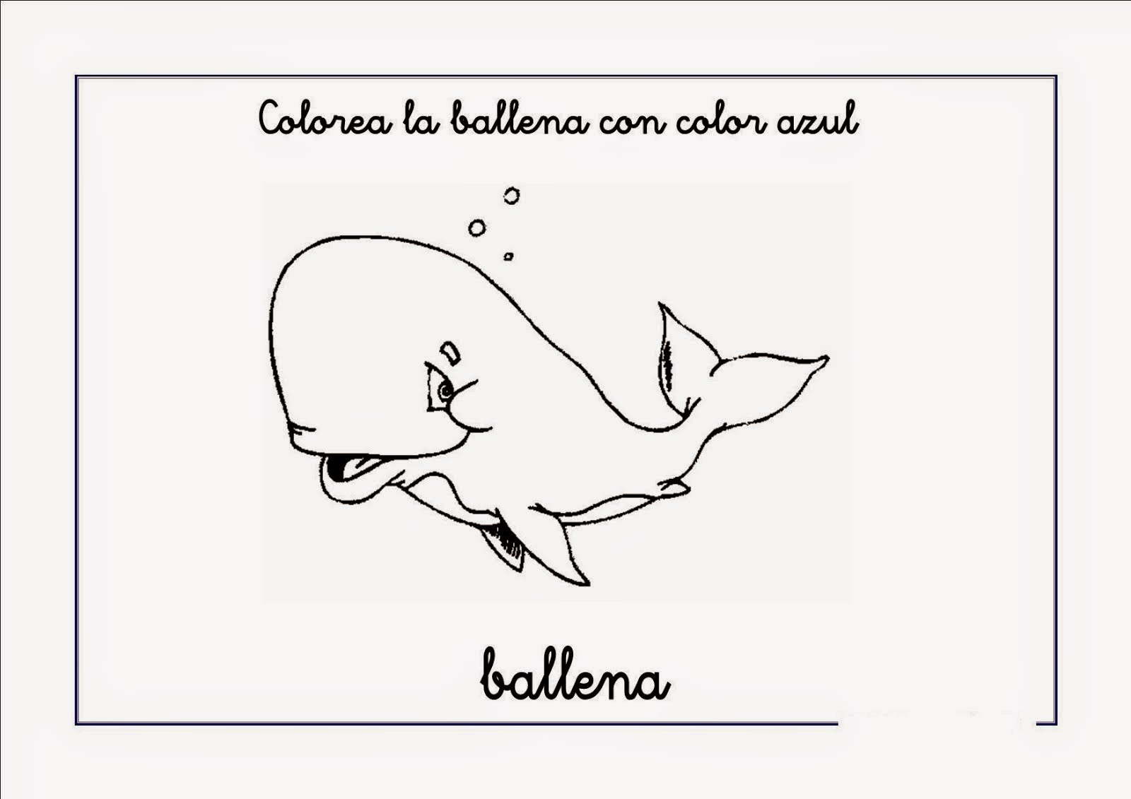 INFANTILES DE ANA V.: LOS COLORES: EL COLOR AZUL