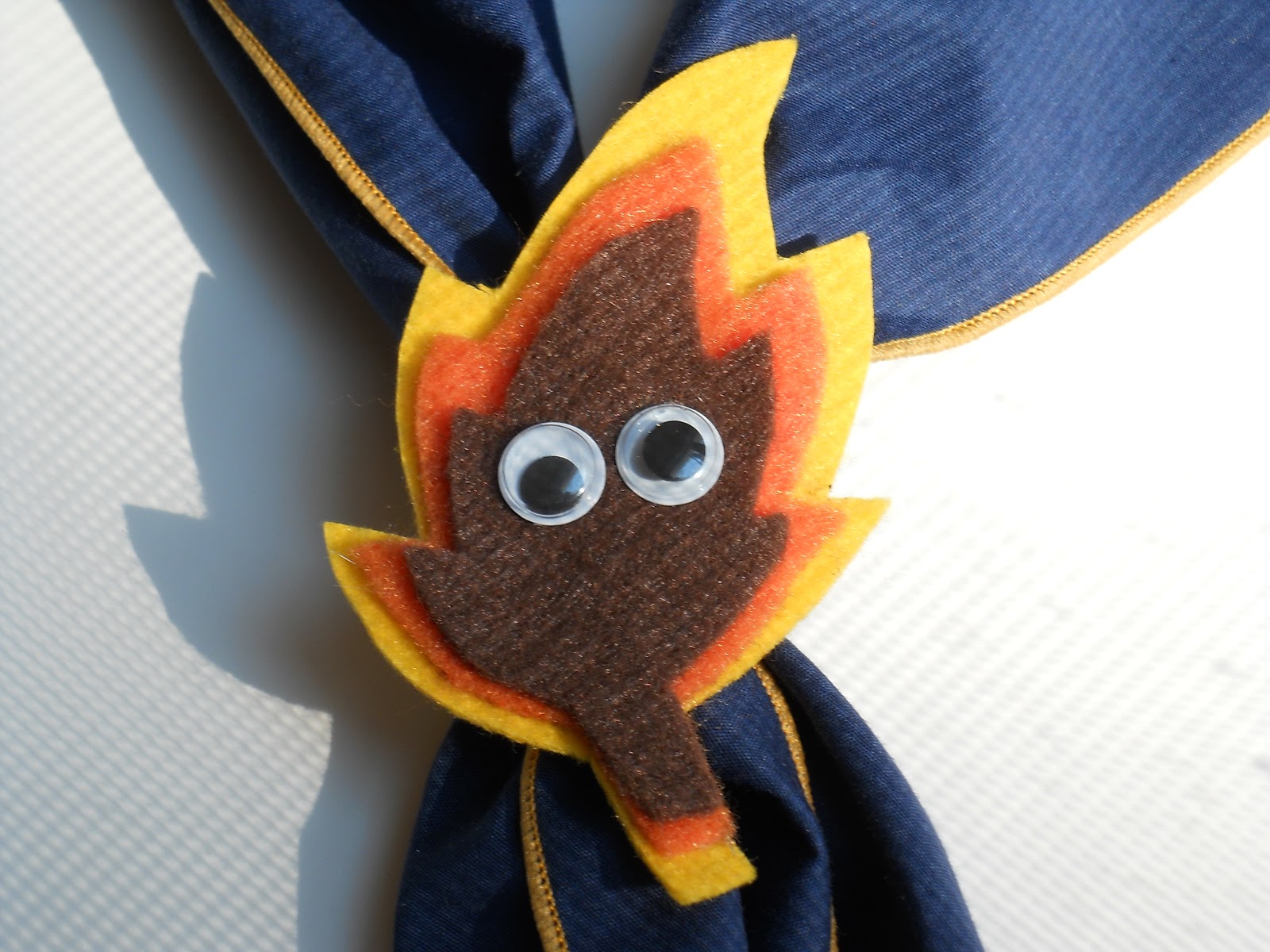 Cub Scouts: Easy Fall Neckerchief Slide