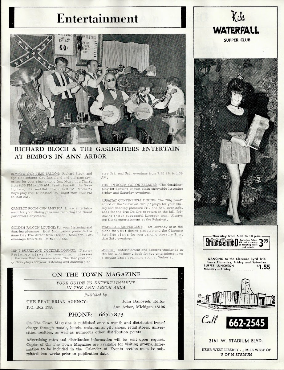Dusty Diary: "On the Town" 1966 Entertainment Magazine