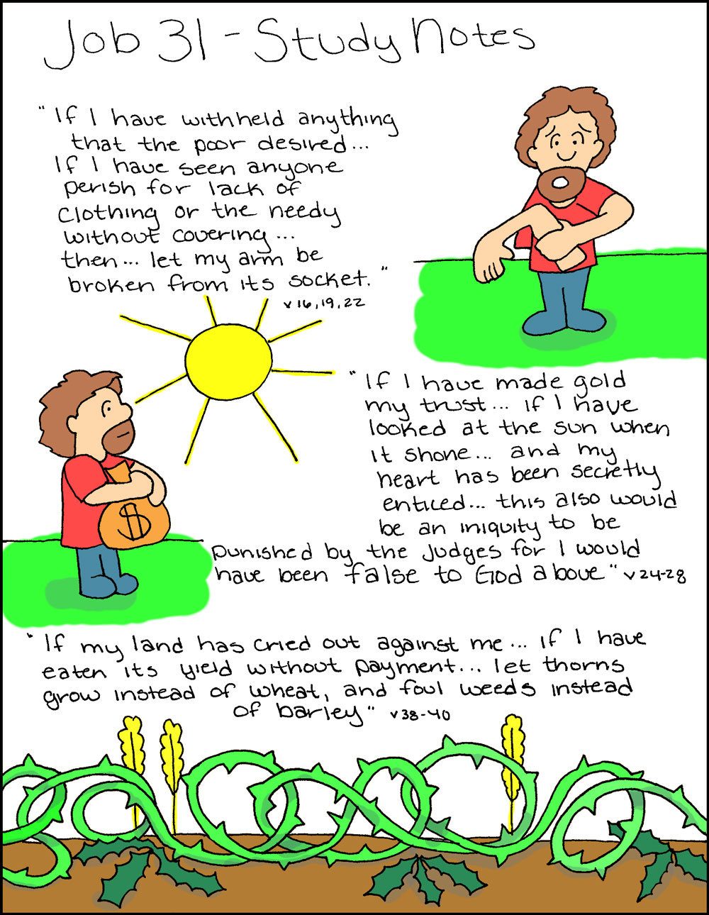 Doodle Through The Bible: Job 31